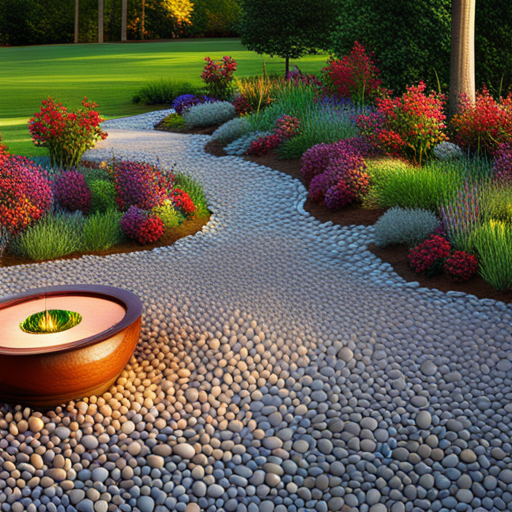 River Rock Front Yard Landscaping