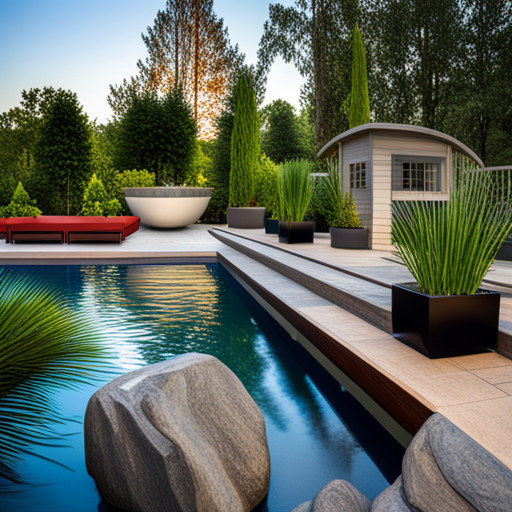 River Rock Pool Landscaping
